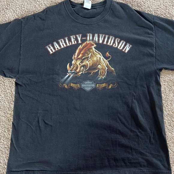 Harley-Davidson | Tops | Harley Davidson Hog Shirt | Poshmark